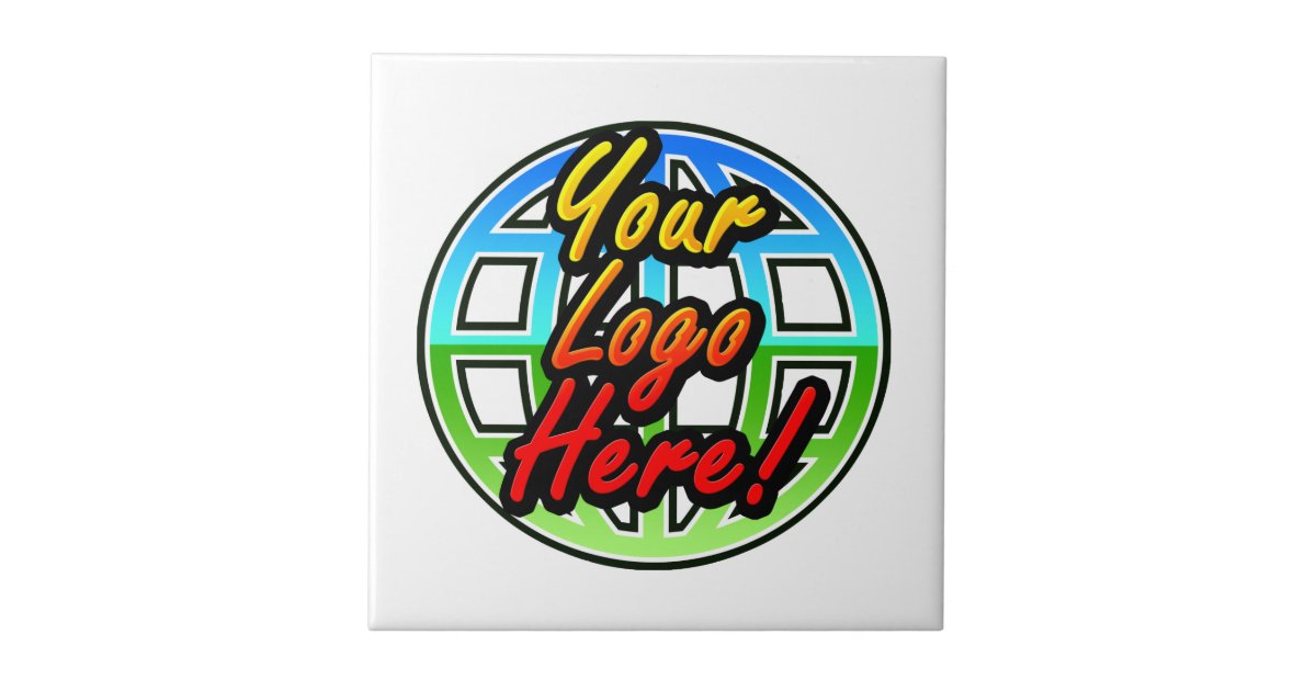 Custom Corporate or Promotional Imprinted Logo Ceramic Tile | Zazzle