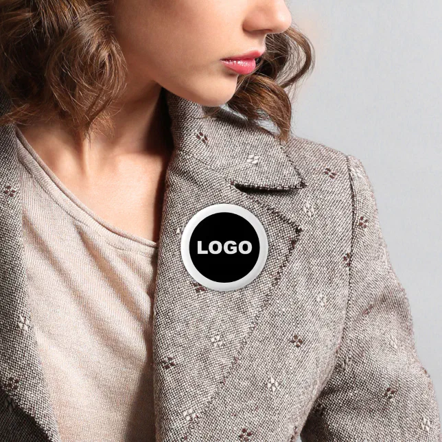 Custom Corporate Promotional Business Company Logo Button | Zazzle
