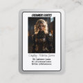 Custom Coscards | Minimalist Cosplay Trading Cards | Zazzle