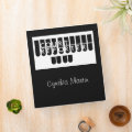 Custom court reporter keys binder | Zazzle