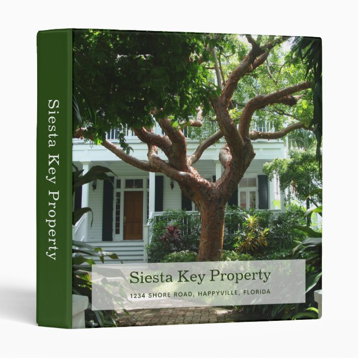 Custom Cover Property Manager Photo Binder | Zazzle