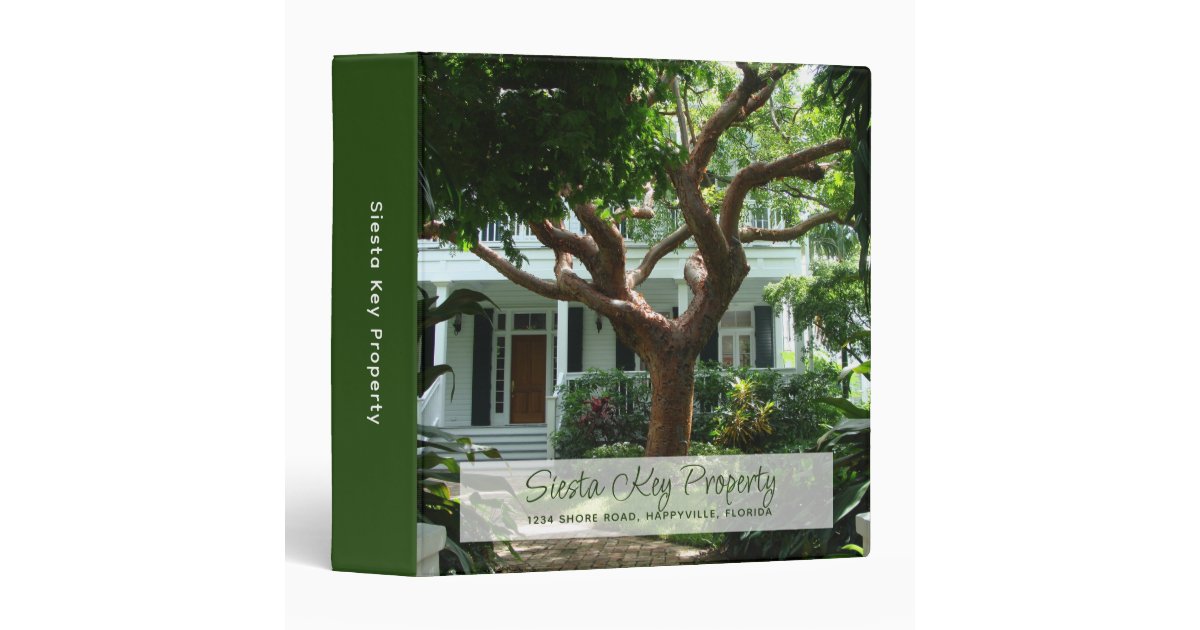 Custom Cover Property Manager Photo Binder | Zazzle
