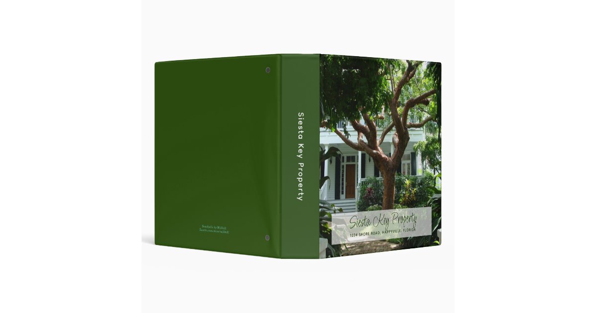 Custom Cover Property Manager Photo Binder | Zazzle