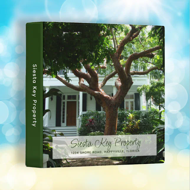 Custom Cover Property Manager Photo Binder | Zazzle