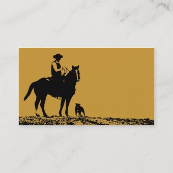 Custom Cowboy Business Cards - Customize for you | Zazzle