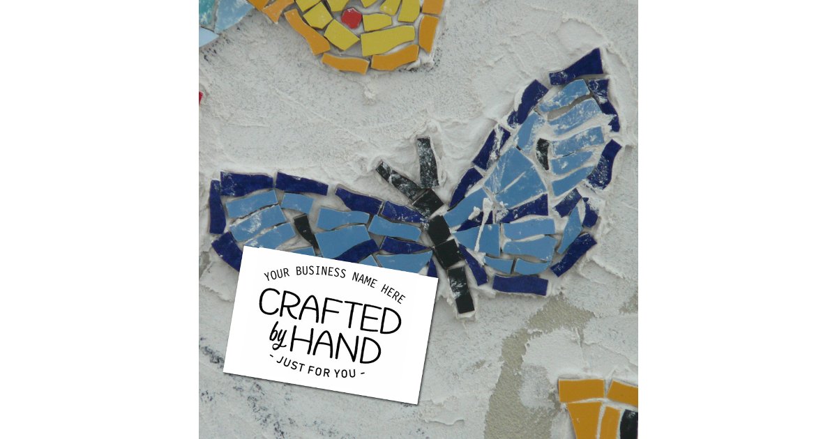 Custom Crafted by Hand Rubber Stamp | Zazzle