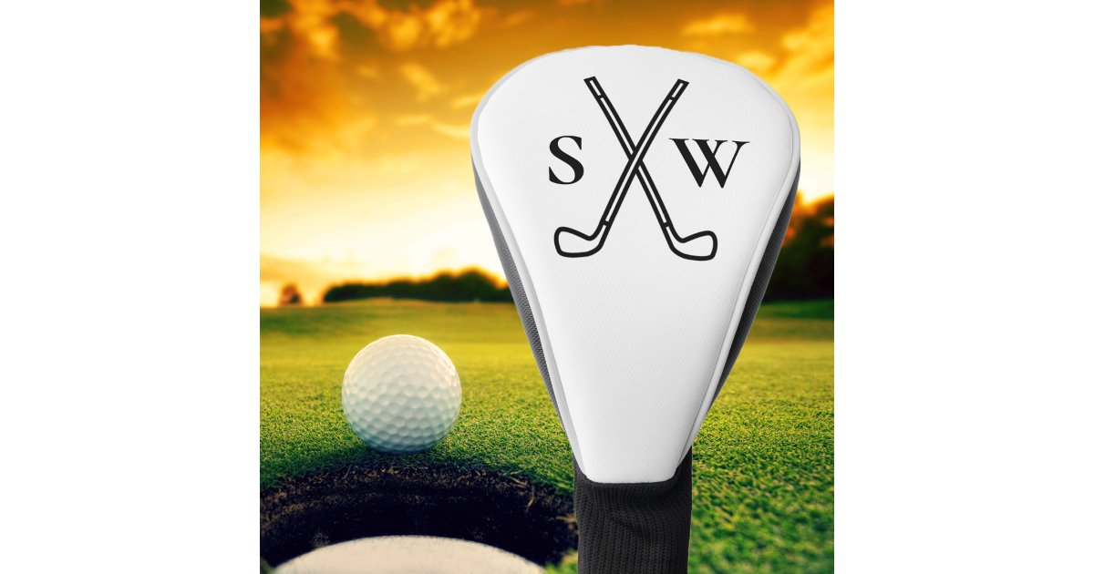 Custom Create Your Own Golf Theme Monogrammed Golf Head Cover | Zazzle