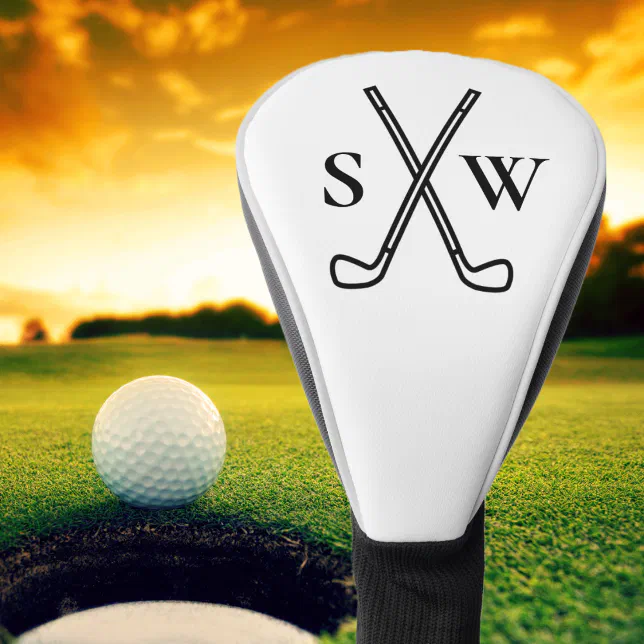 Custom Create Your Own Golf Theme Monogrammed Head Cover | Zazzle