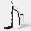 Custom Crossbody Bag with Rectangle Logo & Text | Zazzle