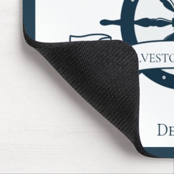 Custom Cruise Ship Nautical Wheel Boat Captain Mouse Pad | Zazzle