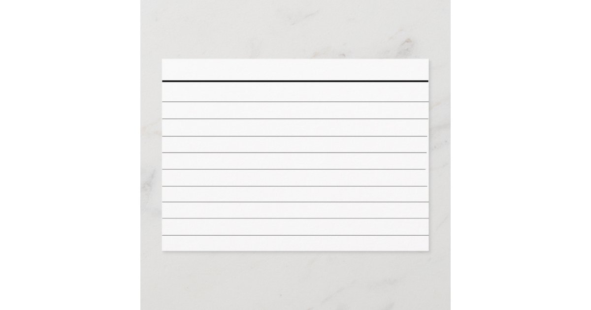 custom cue cards | Zazzle
