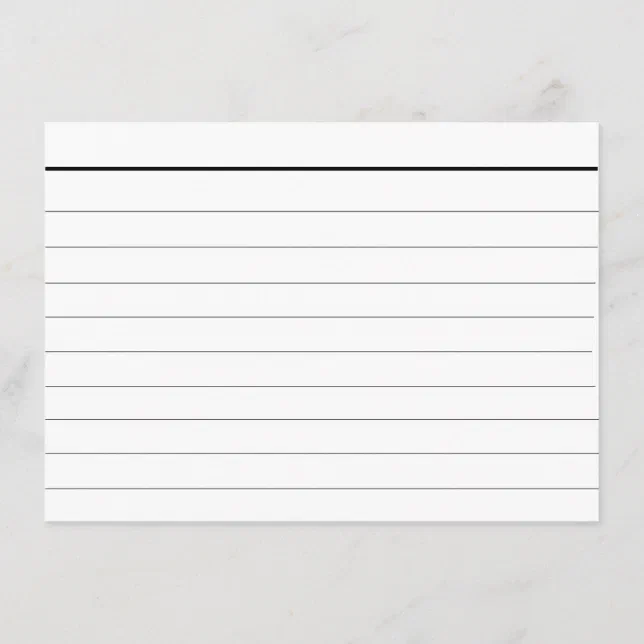 custom cue cards | Zazzle