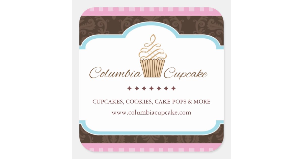 Custom Cupcake Packaging Stickers | Zazzle