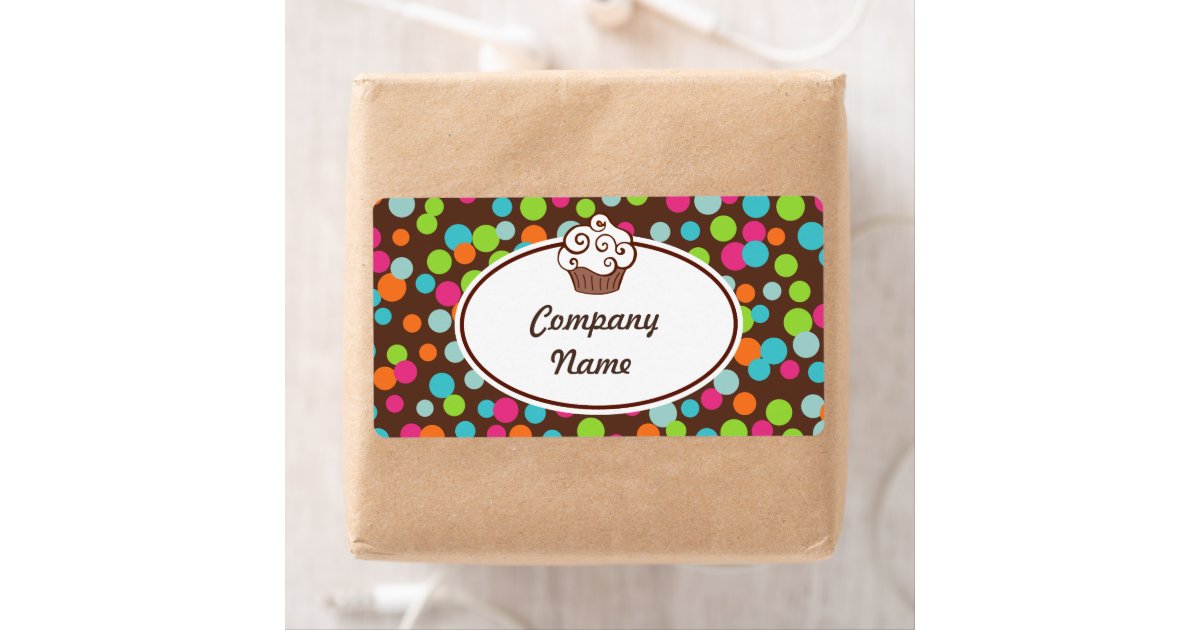 Custom Cupcake Sprinkles Labels | Zazzle