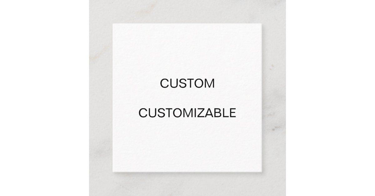 CUSTOM CUSTOMIZABLE CUSTOMIZE TEMPLATE BLANK LOYALTY CARD | Zazzle