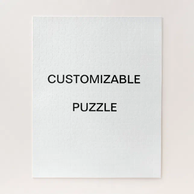 CUSTOM CUSTOMIZABLE TEMPLATE JIGSAW PUZZLE | Zazzle