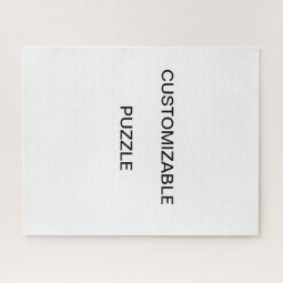 CUSTOM CUSTOMIZABLE TEMPLATE JIGSAW PUZZLE | Zazzle