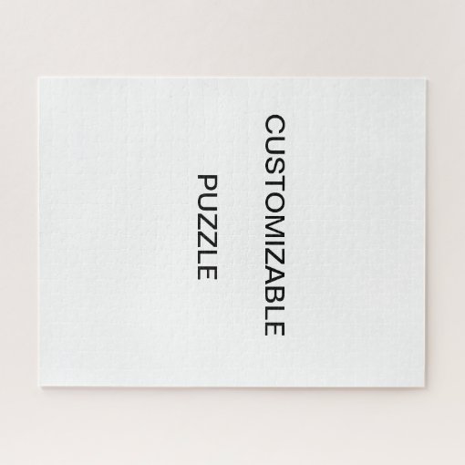 CUSTOM CUSTOMIZABLE TEMPLATE JIGSAW PUZZLE | Zazzle