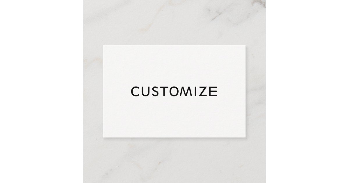 Custom Customize Blank Business Logo Business Card | Zazzle