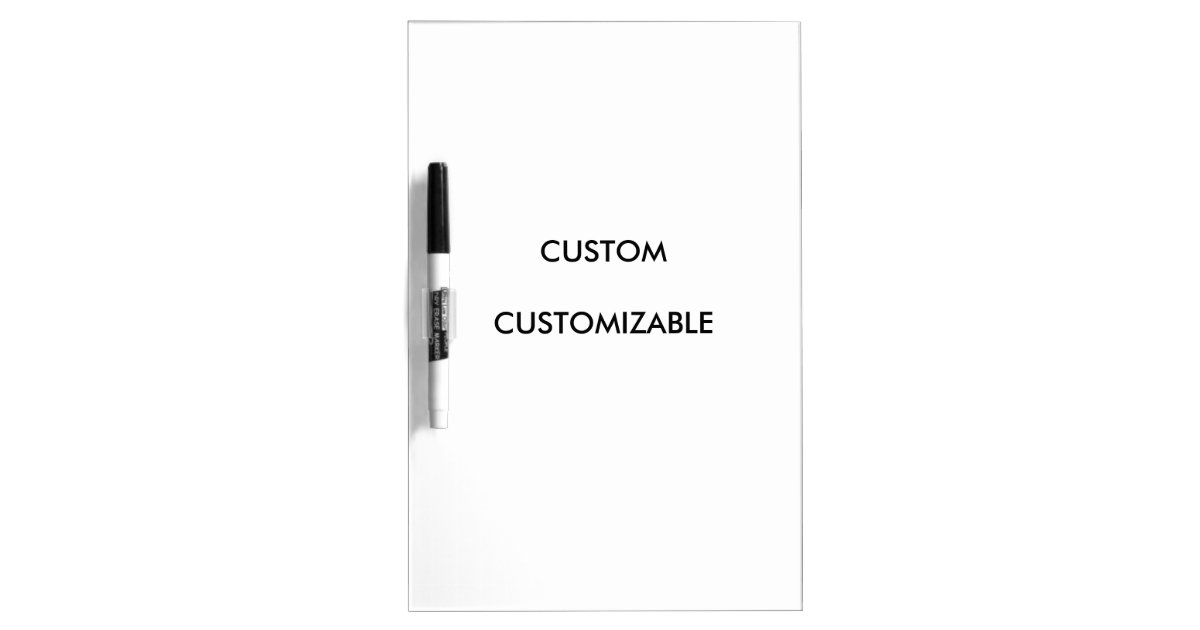 Custom Customize Customizable Blank Dry Erase Board | Zazzle