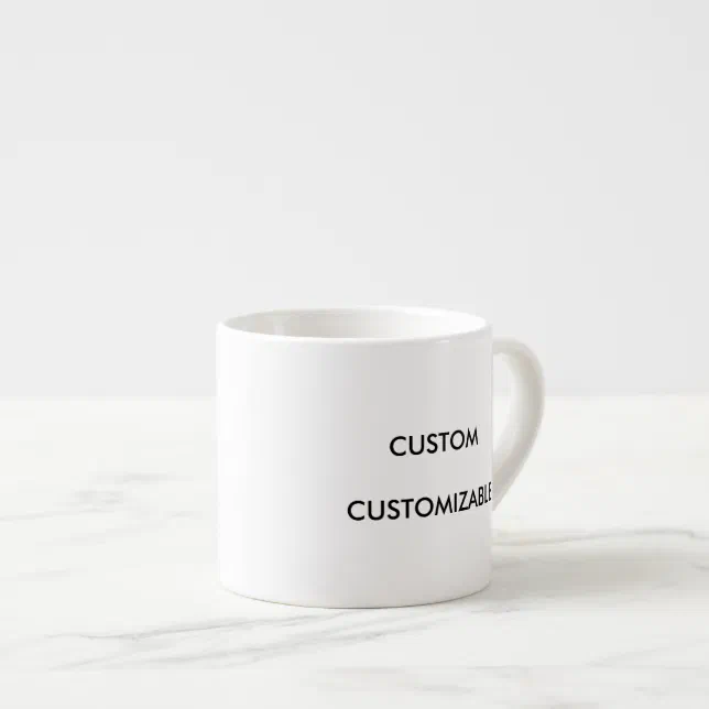 Custom Customize Customizable Blank Espresso Cup | Zazzle