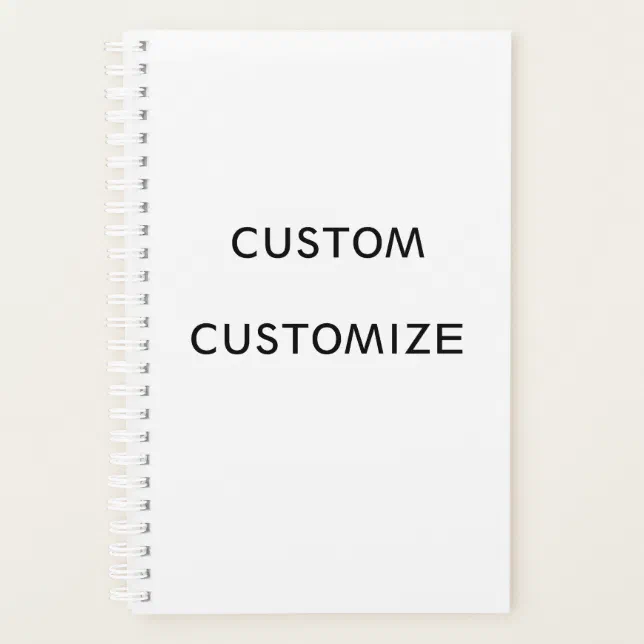 CUSTOM CUSTOMIZE DESIGN TEMPLATE PLANNER | Zazzle