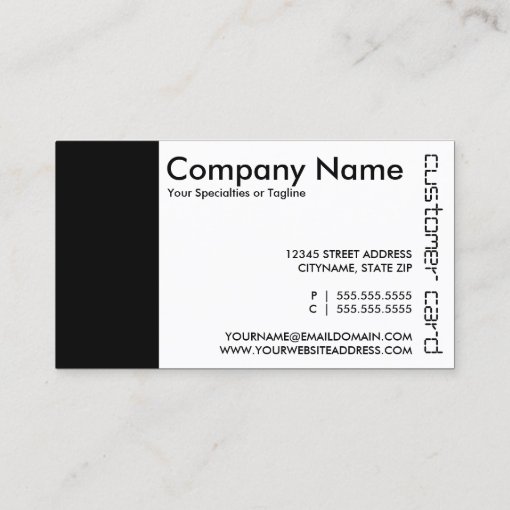custom cut out punch cards | Zazzle
