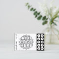 custom cut out punch cards | Zazzle