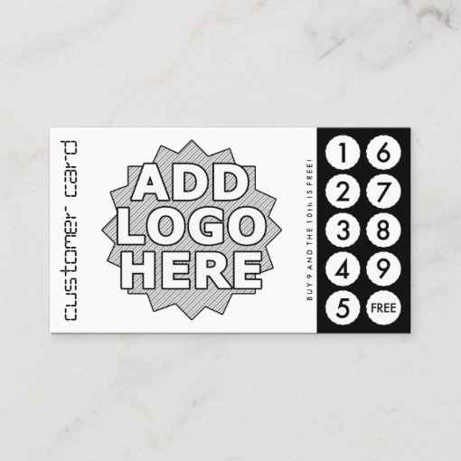 custom cut out punch cards | Zazzle