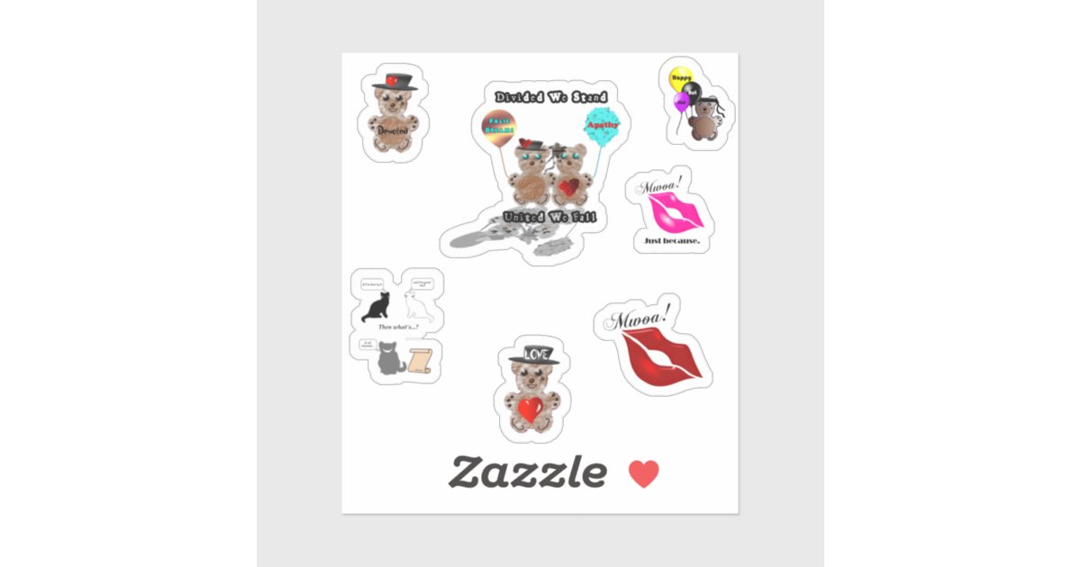 Custom Cut Vinyl Stickers | Zazzle