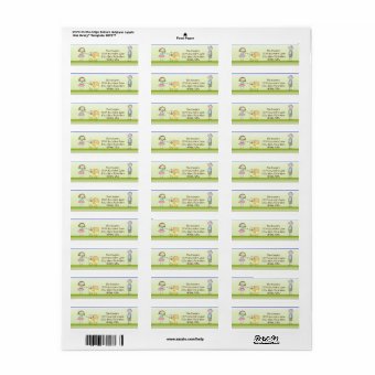 Custom Cute Family Return Address Labels | Zazzle