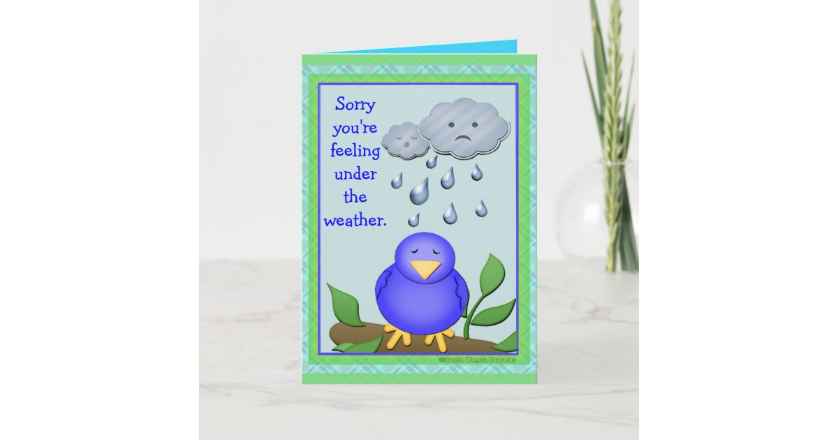 Custom Cute Get Well Soon Greeting Card. Card | Zazzle