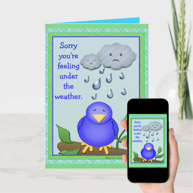 Custom Cute Get Well Soon Greeting Card. Card | Zazzle