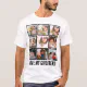 Custom Cute I love my girlfriend 9 Photo collage T-Shirt | Zazzle