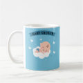CUSTOM Cute Light Blue Baby Shower Coffee Mug | Zazzle