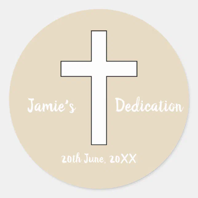 Custom Dedication sticker | Zazzle