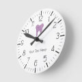 Custom Dentist Office Dental Glitter Tooth Clock | Zazzle