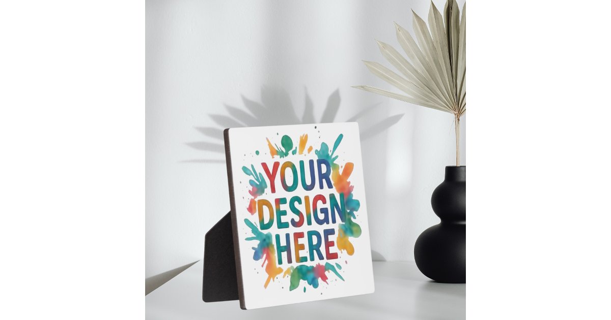Custom design DIY create your own Plaque | Zazzle