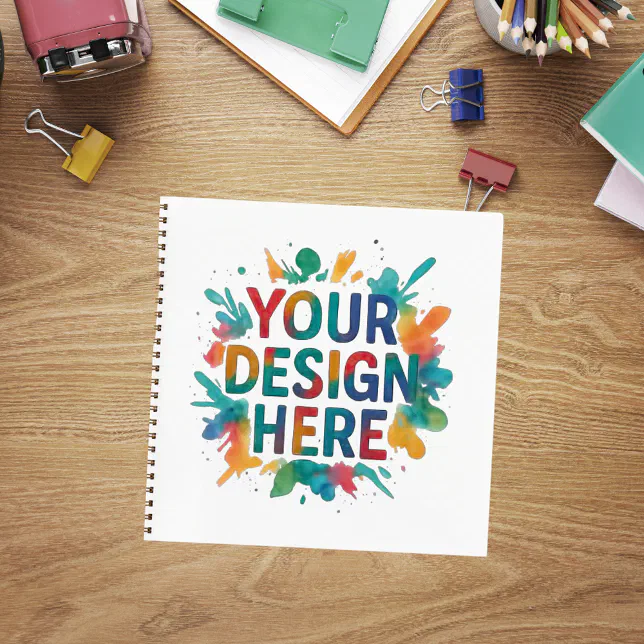 Custom design DIY make your own Notebook | Zazzle