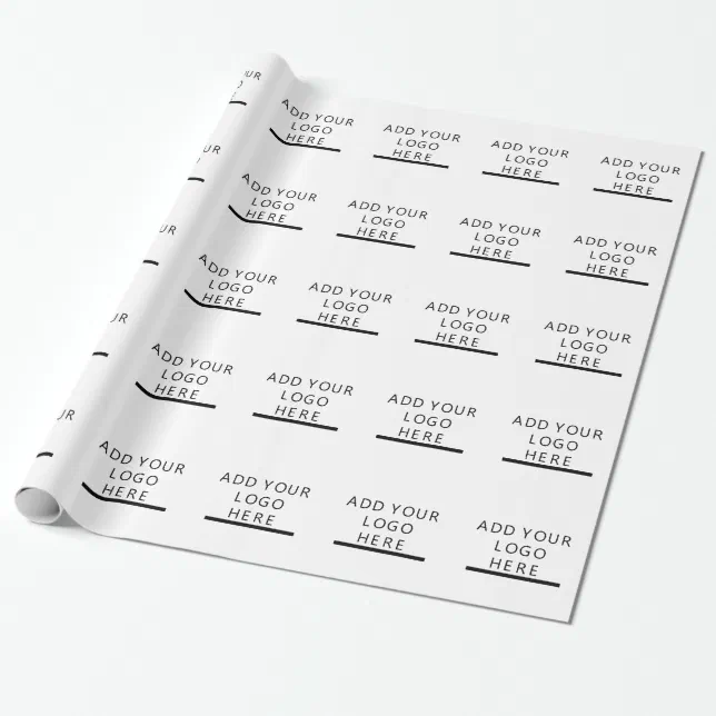 Custom Design Logo Wrapping Paper | Zazzle