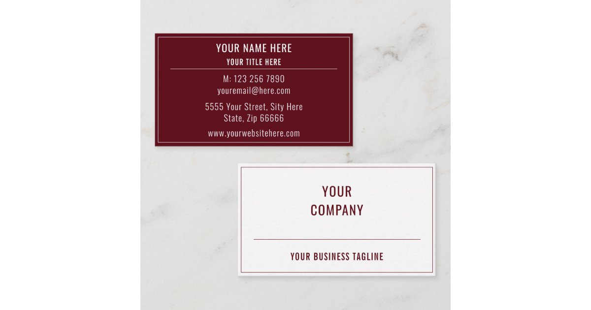 Custom Design Promotional Business Card Template | Zazzle