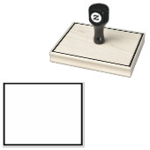 Custom Design Your Logo or Personalize 4" x 5" Rubber Stamp | Zazzle