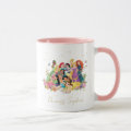 Custom Disney Princess Gold Floral Mug | Zazzle