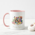 Custom Disney Princess Gold Floral Mug | Zazzle
