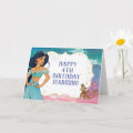 Custom Disney Princess Jasmine Card | Zazzle