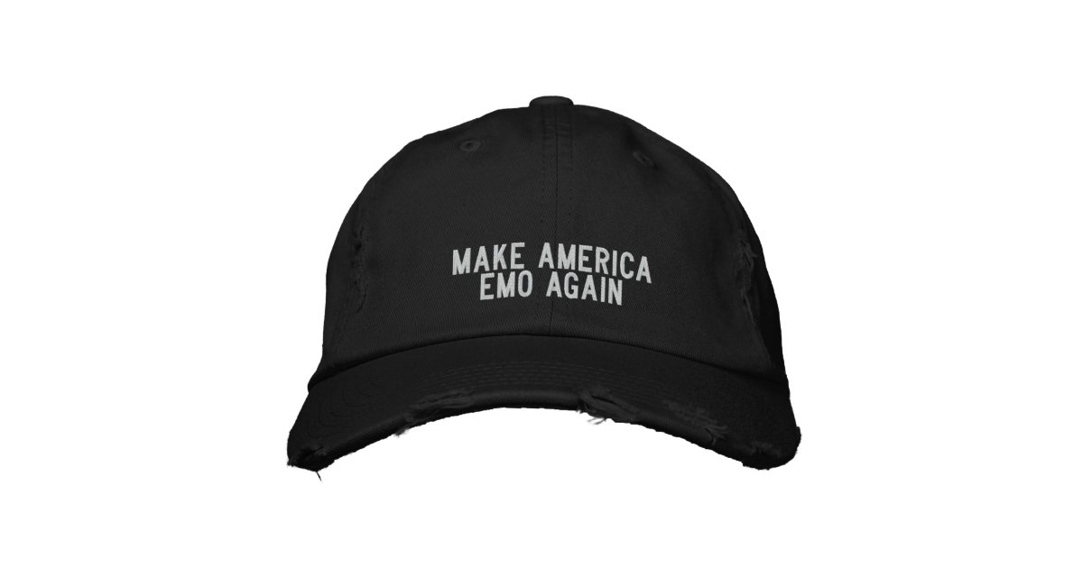 Custom Distressed Baseball Cap | Zazzle
