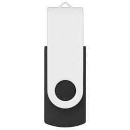 Custom DJ logo music deejay swivel USB flash drive | Zazzle