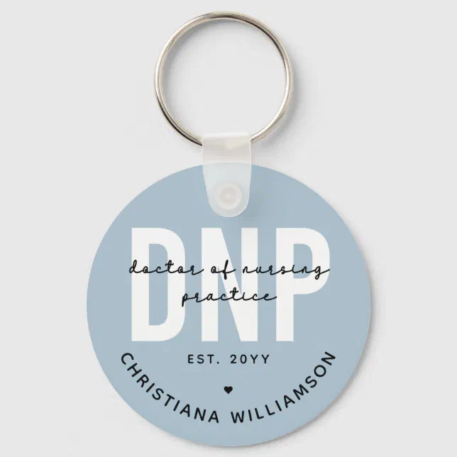 Custom DNP Doctor of Nursing Practice Graduation Keychain | Zazzle