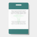 Custom Doctor Photo Logo Bar Code Name Badge | Zazzle