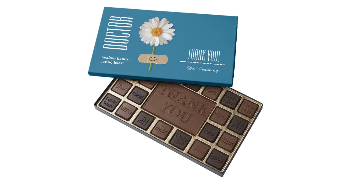 Custom Doctor's Name Gift Box of Chocolates | Zazzle